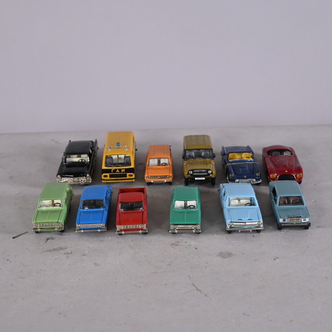 Parti modellbilar made in USSR mm (65109) — Luleå Auktionsverk