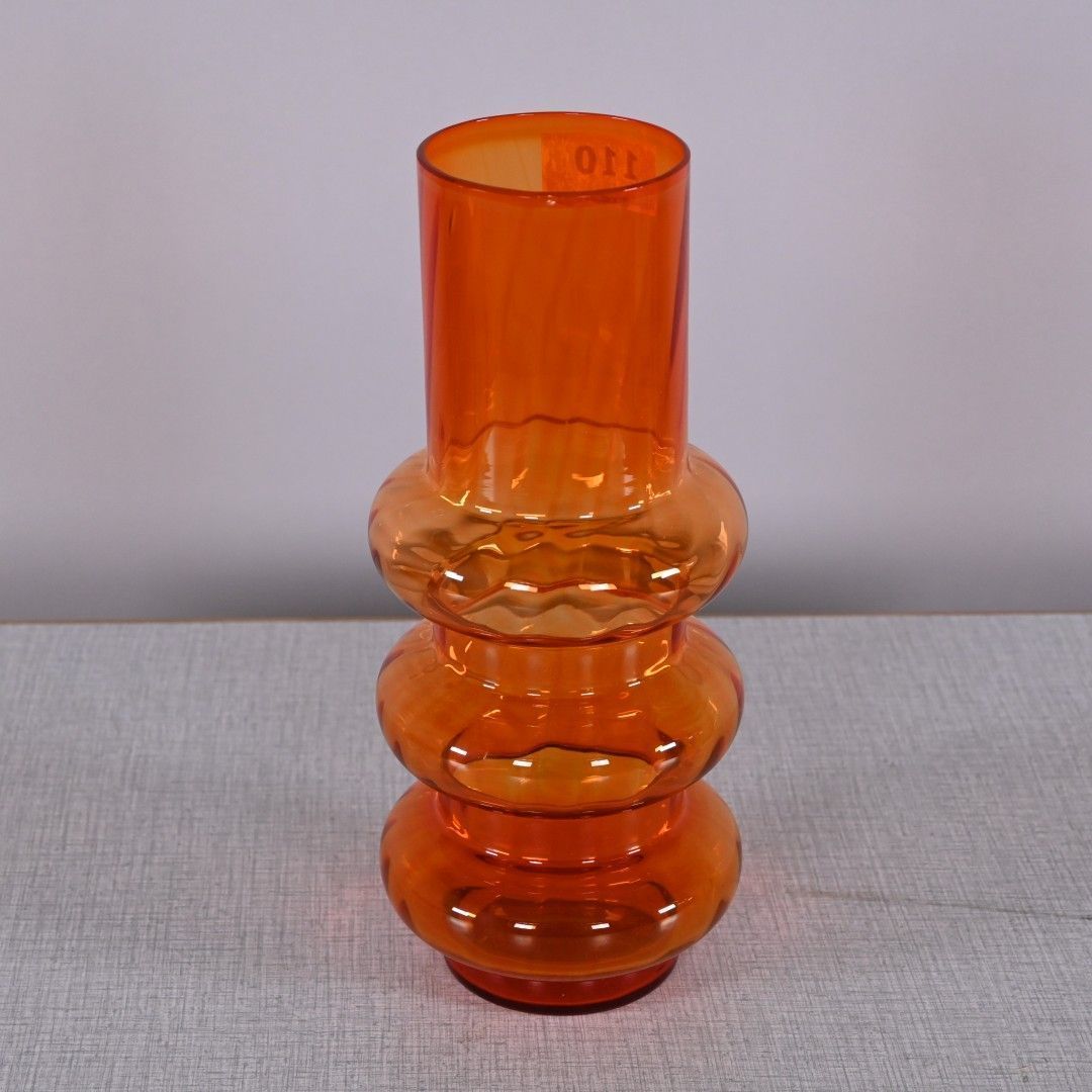 Orange glasvas (65433) — Luleå Auktionsverk