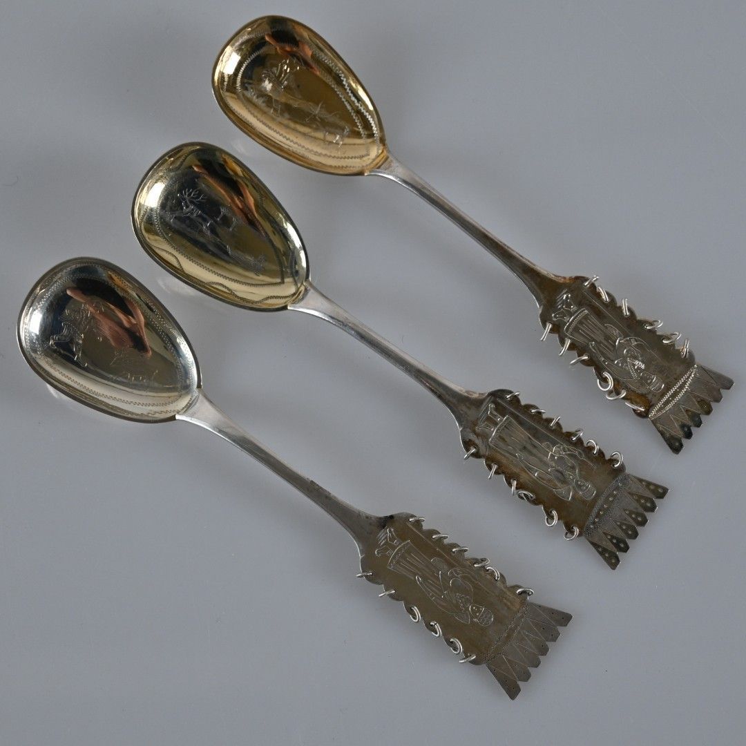 3 skedar Lappsilver (66311) — Luleå Auktionsverk