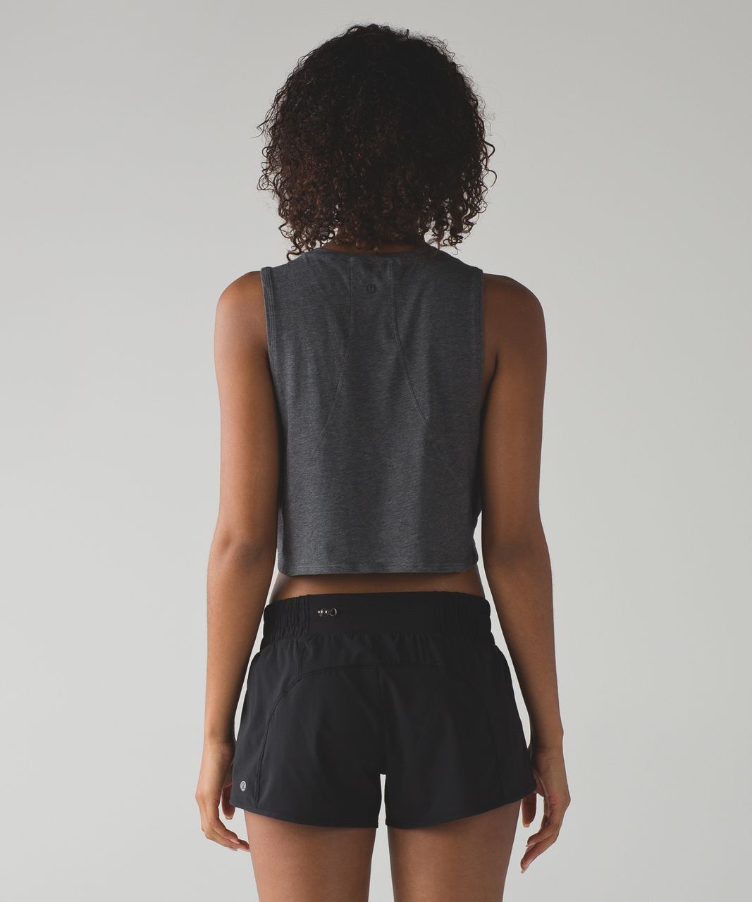 Lululemon Muscle Love Crop Tank Heathered Pitch Grey Lulu Fanatics