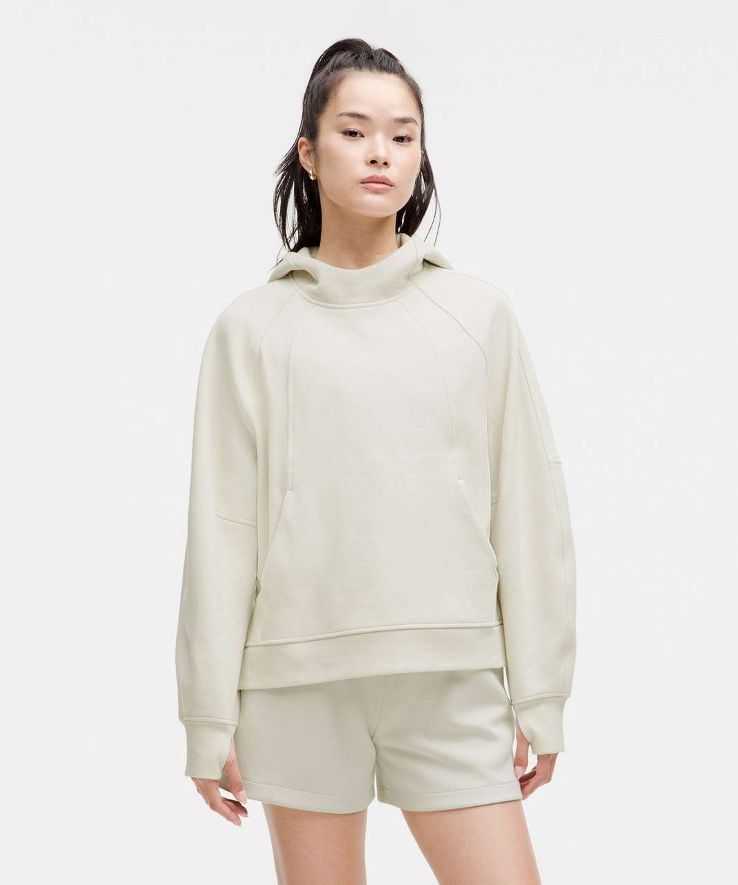 Lululemon Scuba Oversized Side-Slit Hoodie - Bone (First Lululemon Scuba Oversized Side-Slit Hoodie - Bone (First
