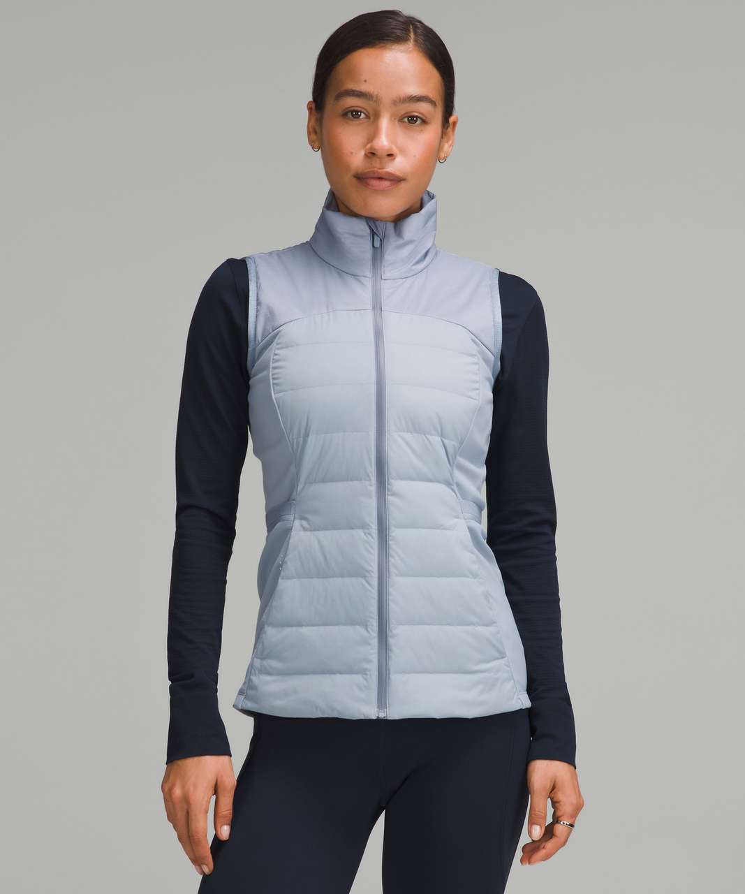 Lululemon Womens Down for It All Vest - Concrete Blue - lulu Lululemon Womens Down for It All Vest - Concrete Blue - lulu