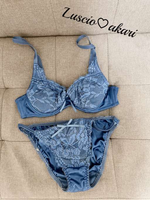 Blue♡レースのブラパンset - Luscio ラシオ
