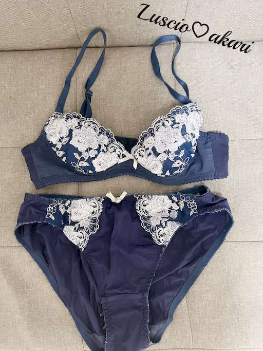 Navy♡ブラパンset - Luscio ラシオ