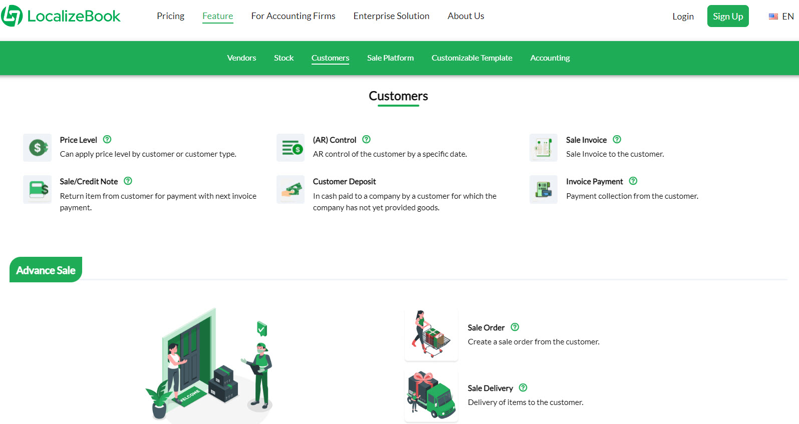 Localize Book Accounting System