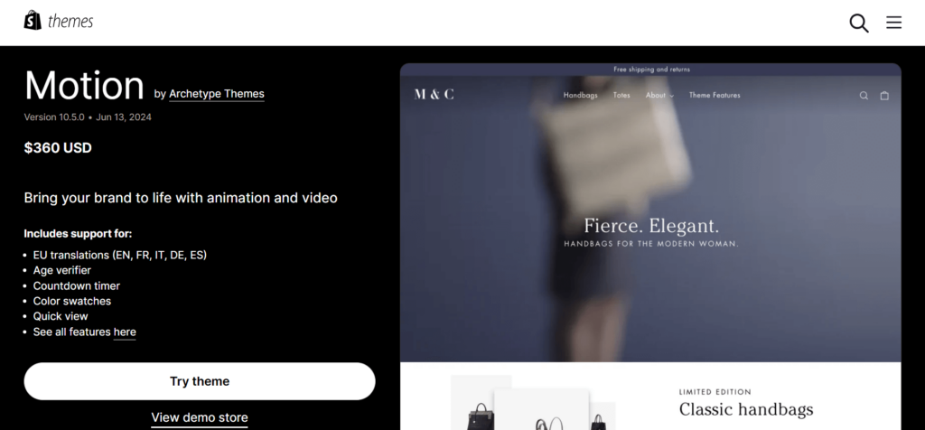 Motion Theme Shopify: Everything You Need To Know About - Mageplaza