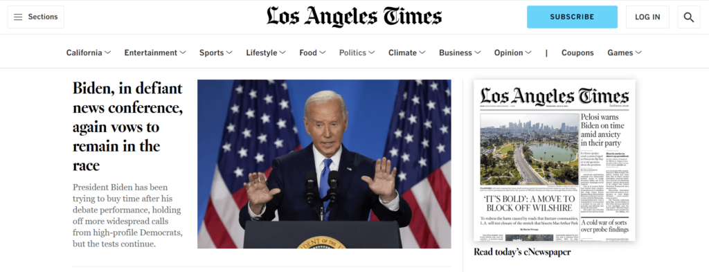 10 Best News Web Design Examples of 2024 - Mageplaza