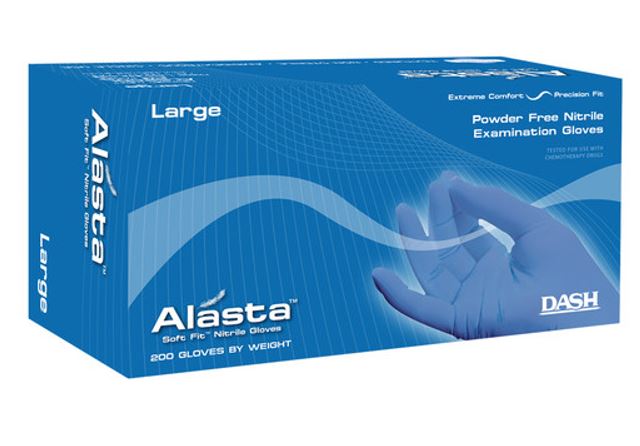 Alasta 200 PF Nitrile Gloves - Large - sourceonedental.com