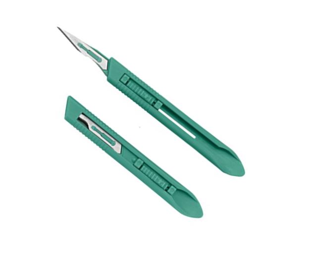 Retractable Safety Scalpel & #15 Blade - - sourceonedental.com