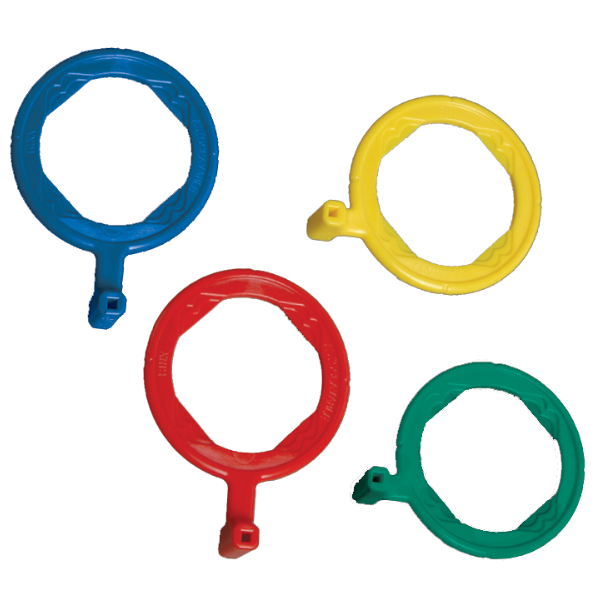 XCP Color-Coded Aiming Ring - Blue - Anterior - sourceonedental.com