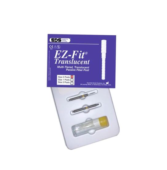 EZ-Fit Passive Translucent Fiber Post Kit - #0 - sourceonedental.com