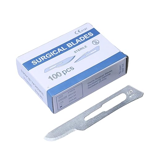 Stainless Steel Sterile Surgical Blades - Individually Wrapped ...