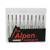 Alpen Carbide Burs - FG 330 Pear - 10 - sourceonedental.com