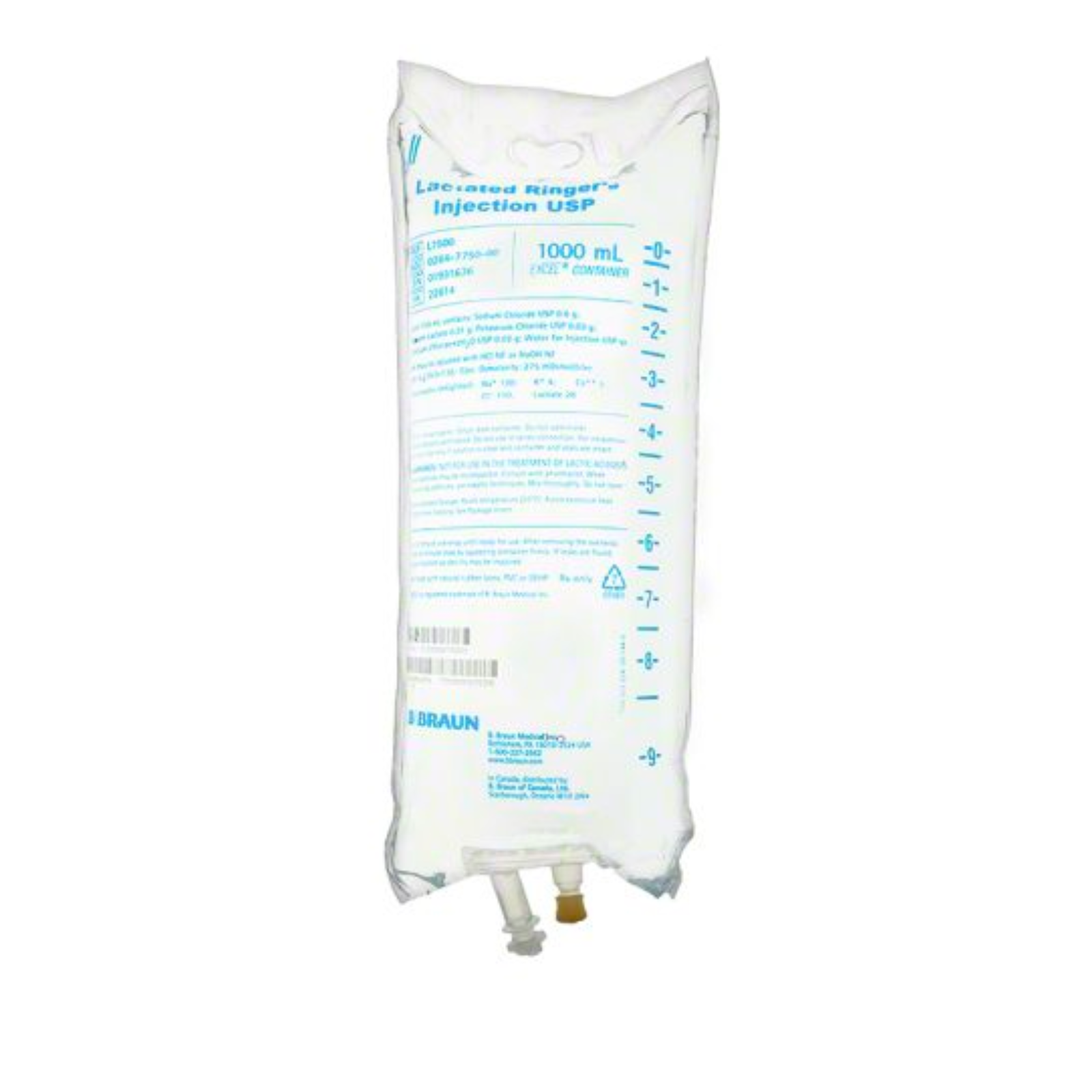 Lactated Ringer's Injections USP 1000mL - - sourceonedental.com