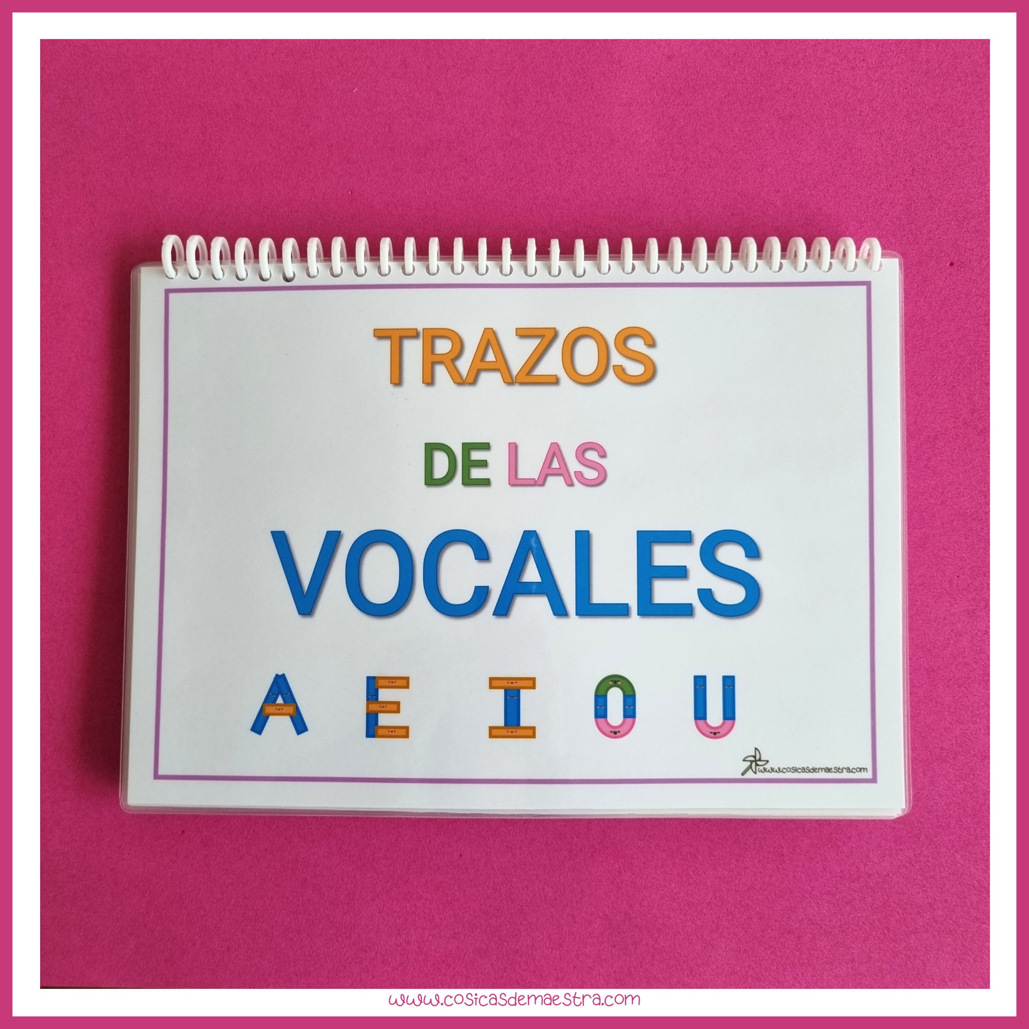 Librito: "Trazos de las vocales" - cosicasdemaestra