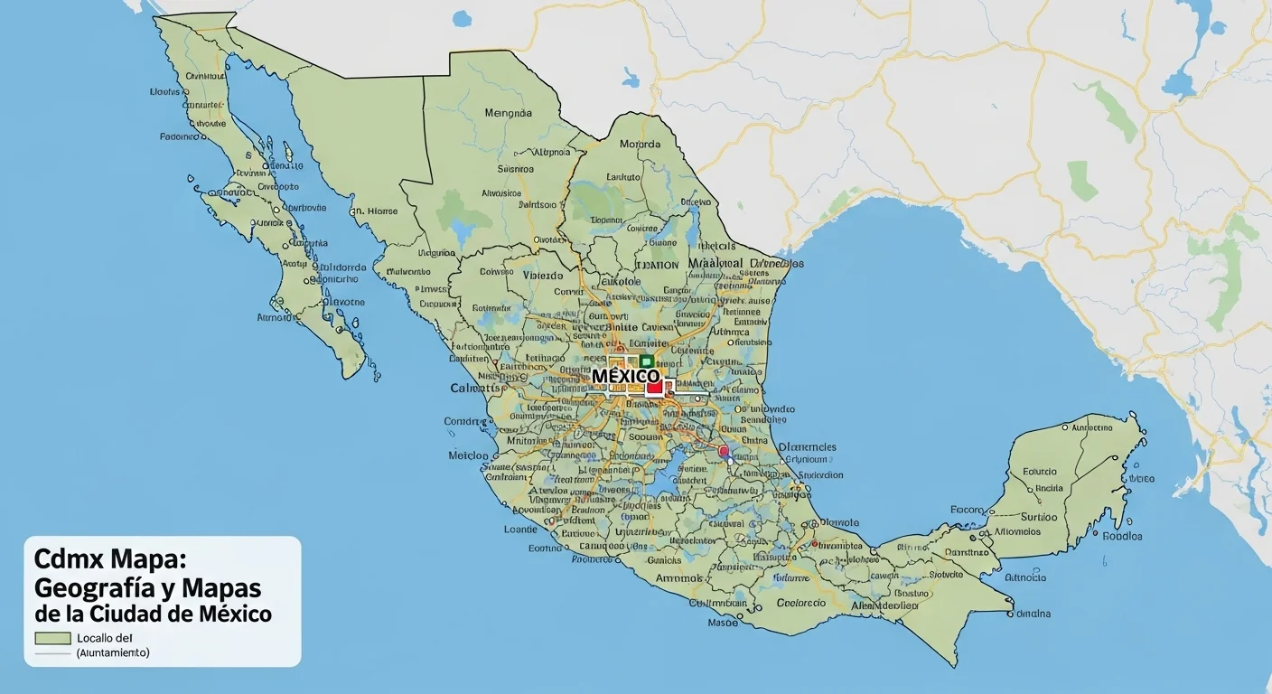 Mapa de la CDMX: Guía Completa de su Geografía, Alcaldías y Colonias