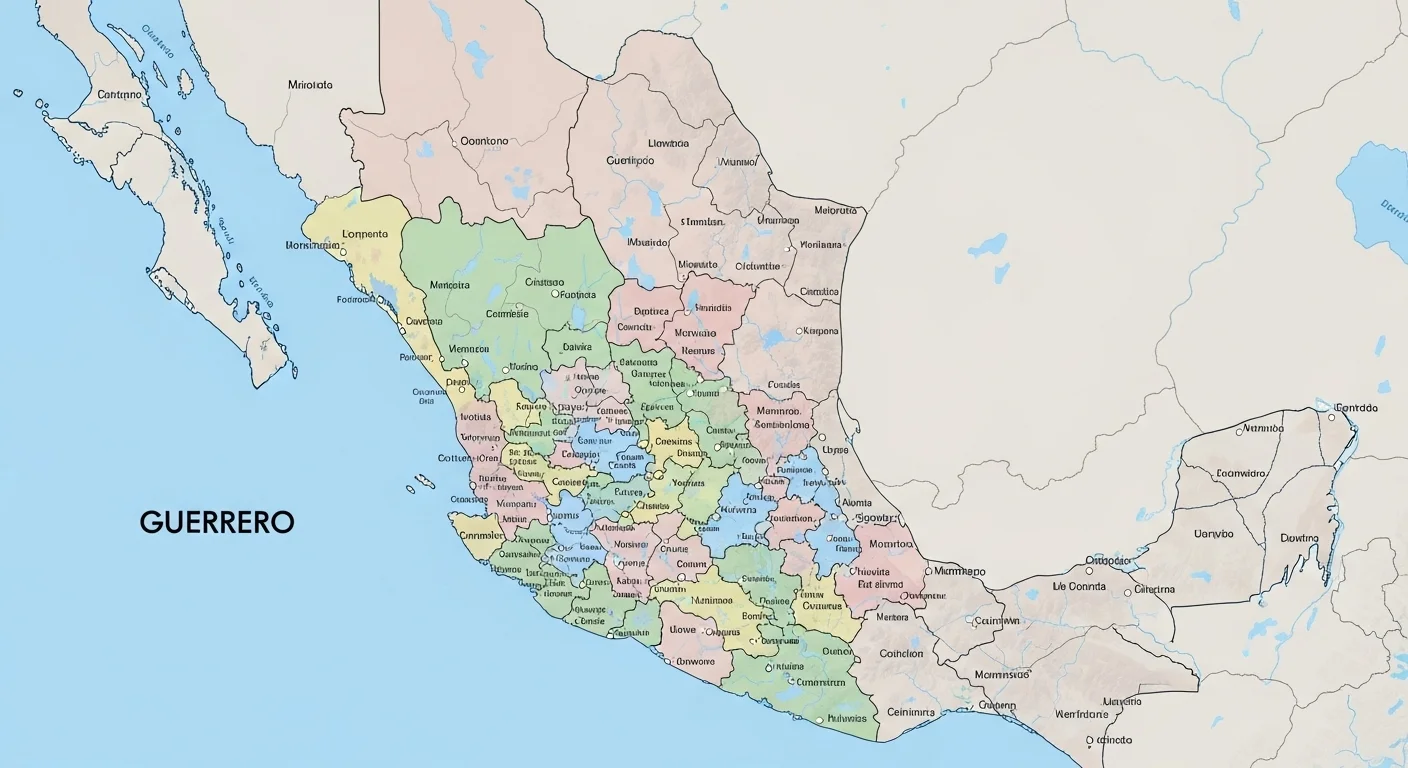 Mapa de Guerrero: Guía Completa de sus Regiones, Ciudades y Relieve