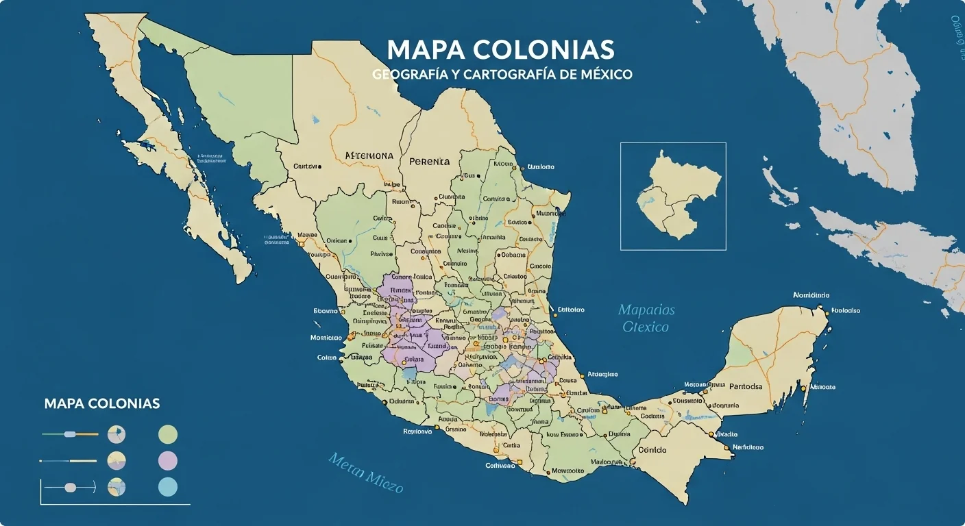 Mapa de Colonias en México: La Geografía Secreta de tu Ciudad