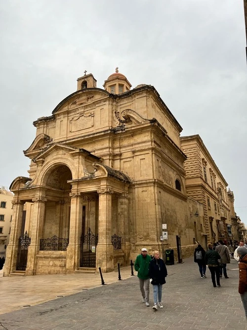 Knisja Santa Katerina tal-Italja - From Paul Boffa Monument, Malta