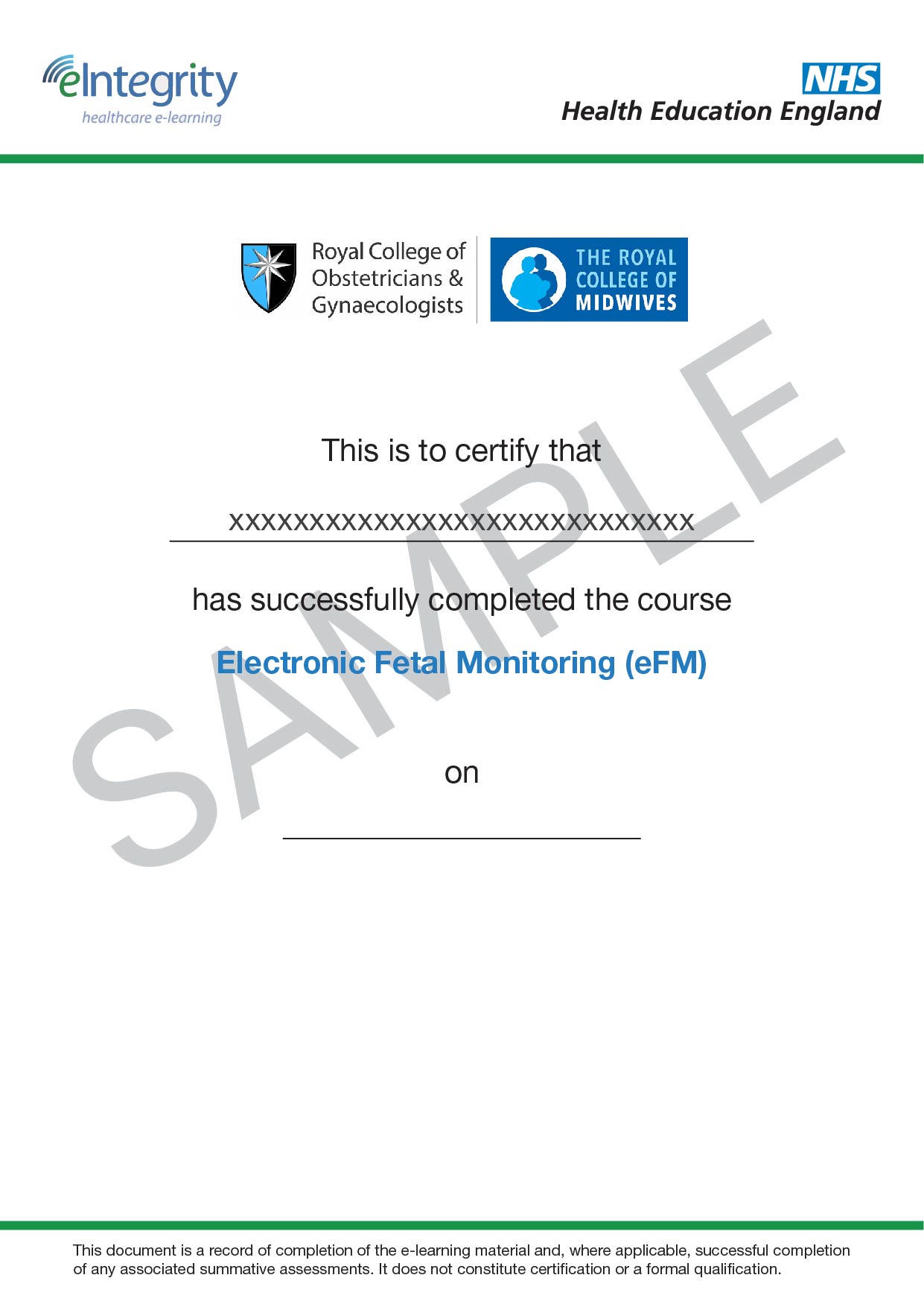 Electronic Fetal Monitoring Certification Course | Medvarsity