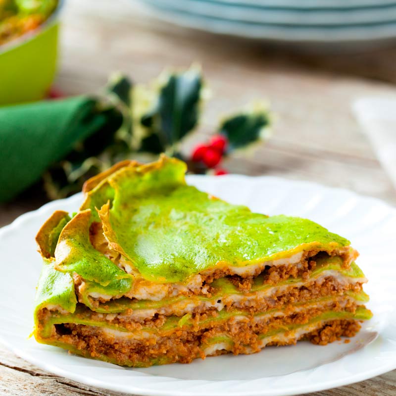 Granoro Spinach Lasagna - (Lasagna with Spinach) - 17.6oz - Maveat USA