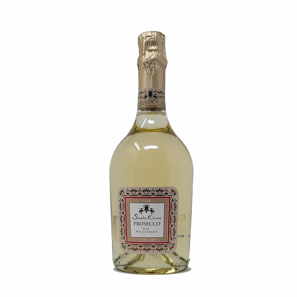 Santa Elvira Prosecco DOC Millesimato Italian Extra Dry Wine - Maveat USA