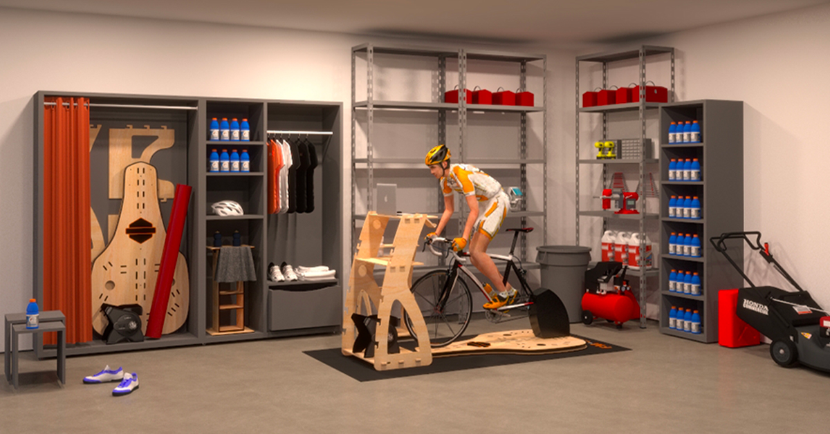 Expander-Box? E' insieme armadio e spazio d'allenamento - bici.PRO