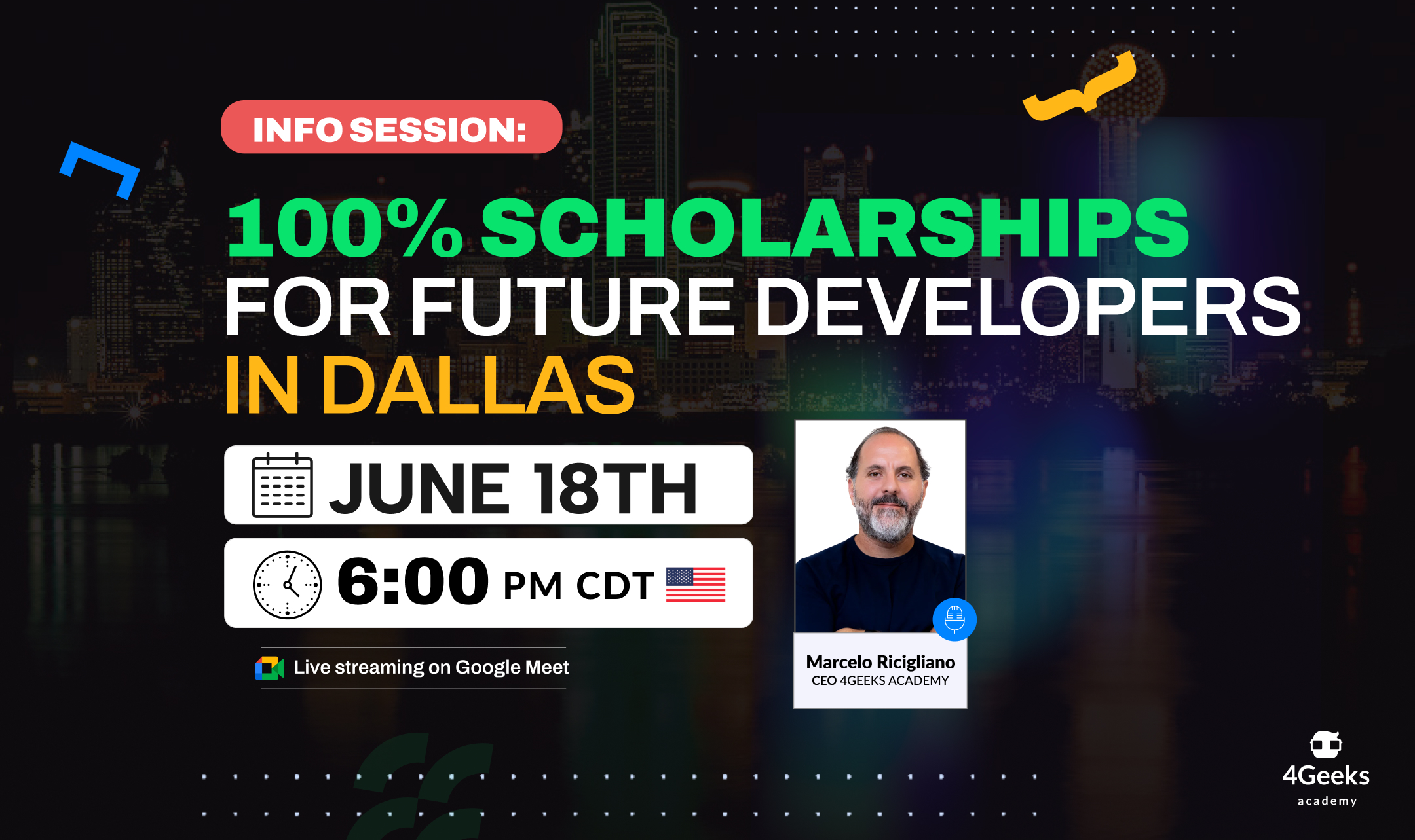 Info Session: 100% Scholarships for Future Developers in Dallas