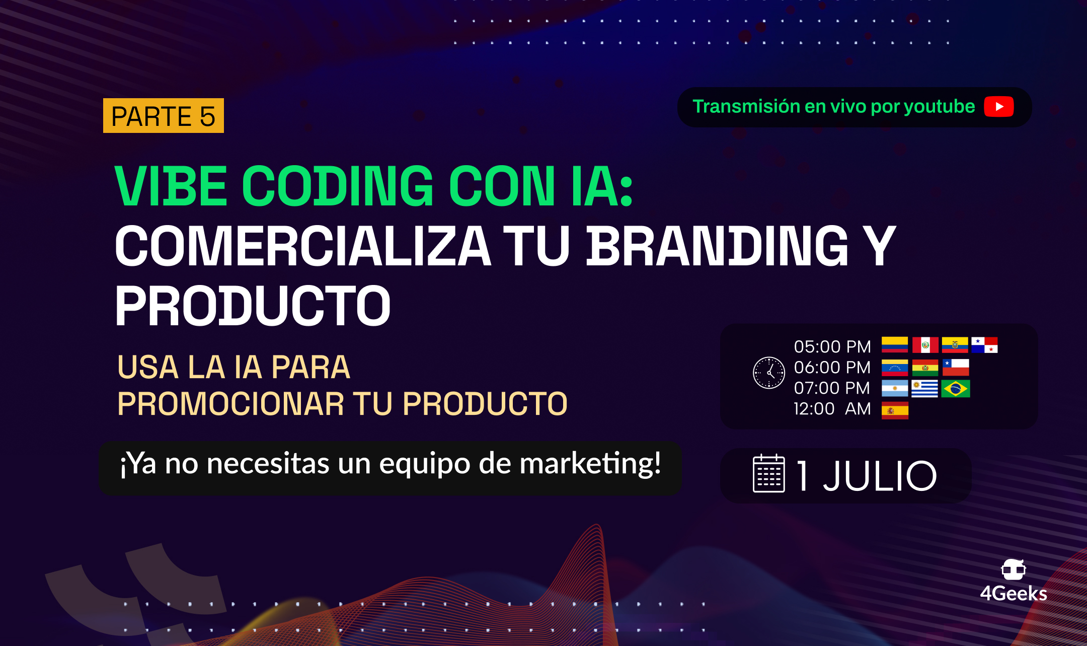 Parte 5: Vibe Coding con IA: Comercializa tu Branding y Producto