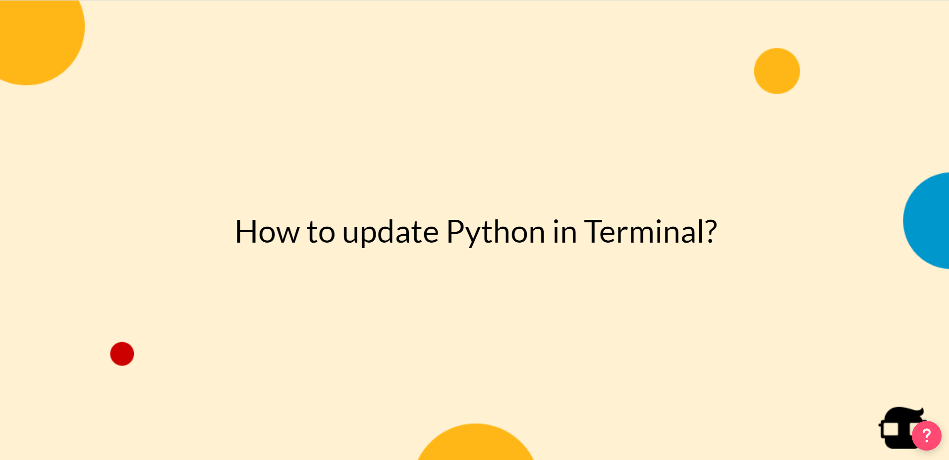 How To Update Python In Terminal 
