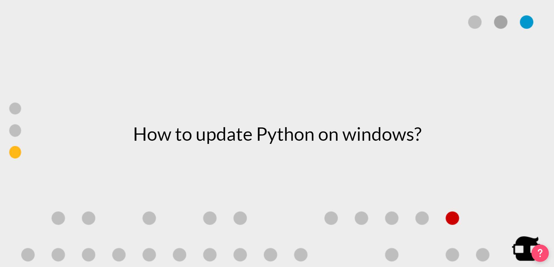 How to update Python on windows?