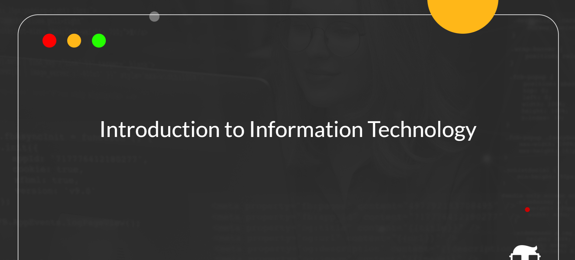 Introduction to Information Technology