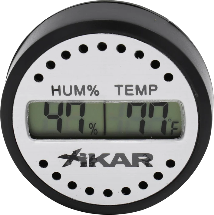 Buy Humidors Round Digital Hygrometer Online | Fine Cigars Club