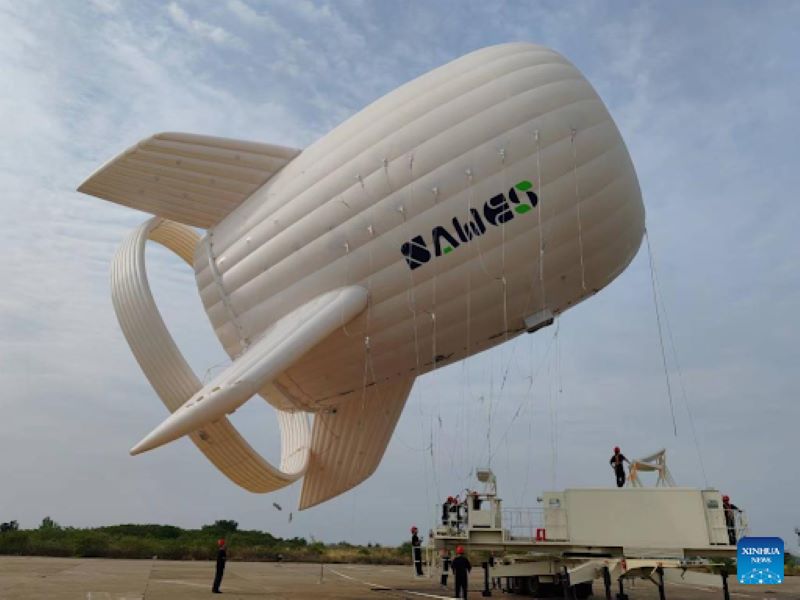 El dirigible que puede recolectar energía eólica en altura récord