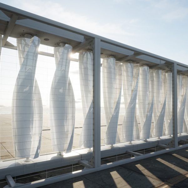 A wind barrier revolutionizes the industry: free energy at home for 20 ...
