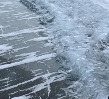 Frozen Tsunami Wave