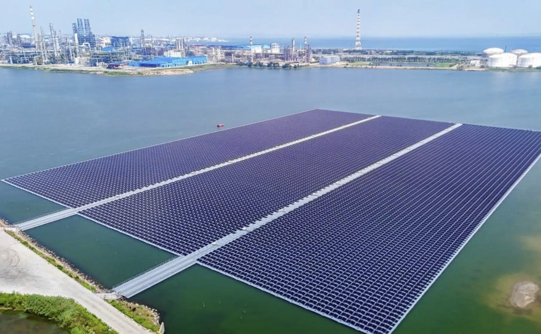 China opens its first floating offshore solar plant: features panels ...