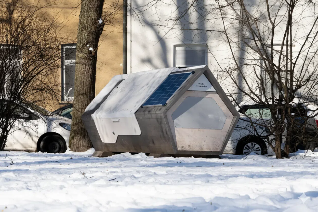 Germany implements the use of solar-heated capsules to provide shelter ...