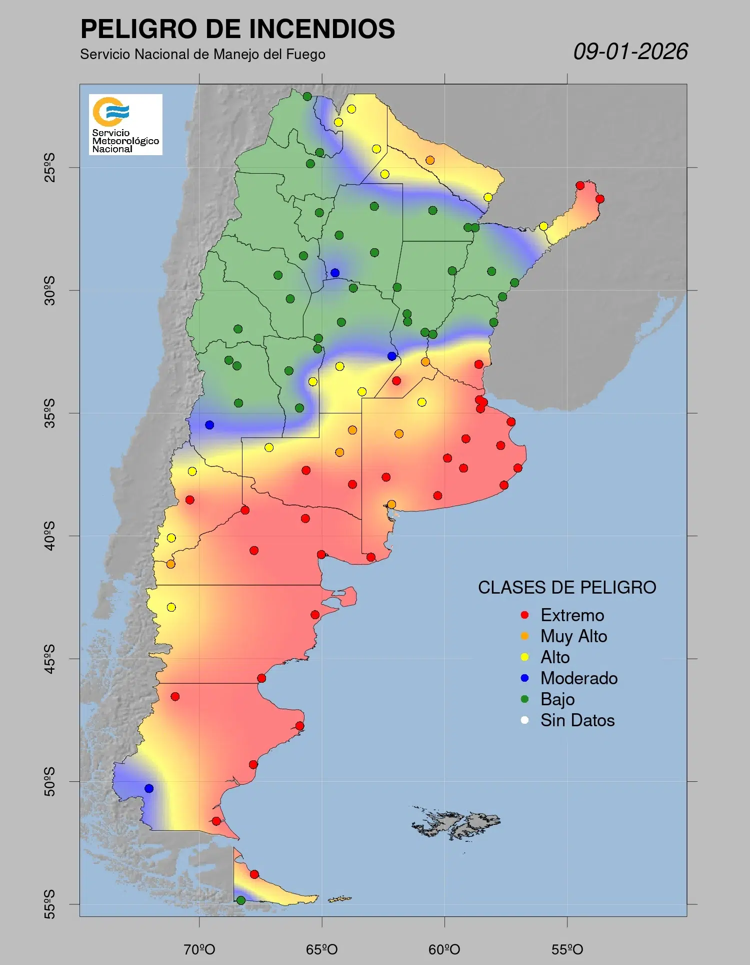 More than half of Buenos Aires is at "extreme" risk of wildfires ...