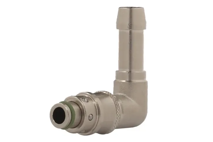 90° greitos jungties kištukas liejimo formoms su žarnos antgaliu be ...