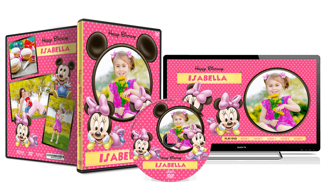Minnie Mouse DVD Cover 007 - Templera