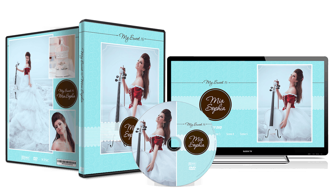 Sweet 16 DVD Cover 011 | Photoshop PSD Template