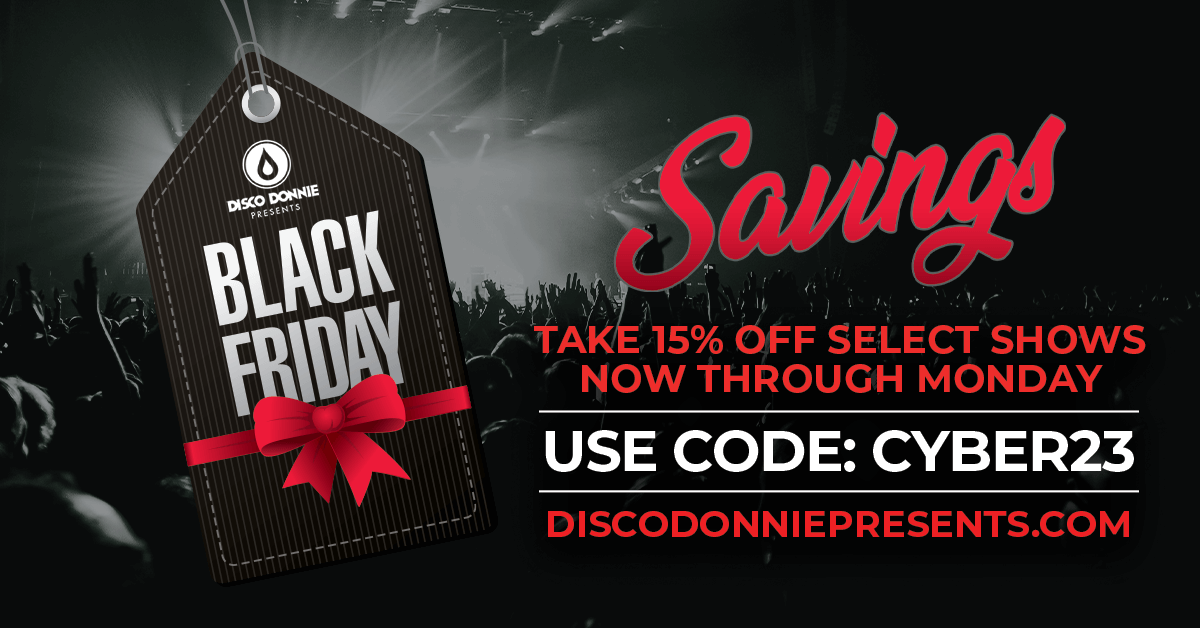 Black Friday Savings: 15% Off Club Shows, 40% Off Merch, & Festival ...