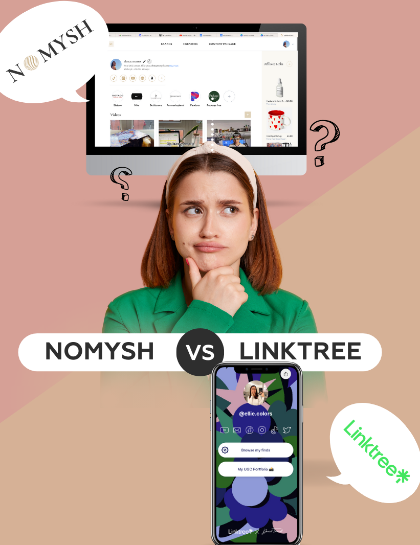 Nomysh VS Linktree: is it worth keeping your linktree? | Nomysh