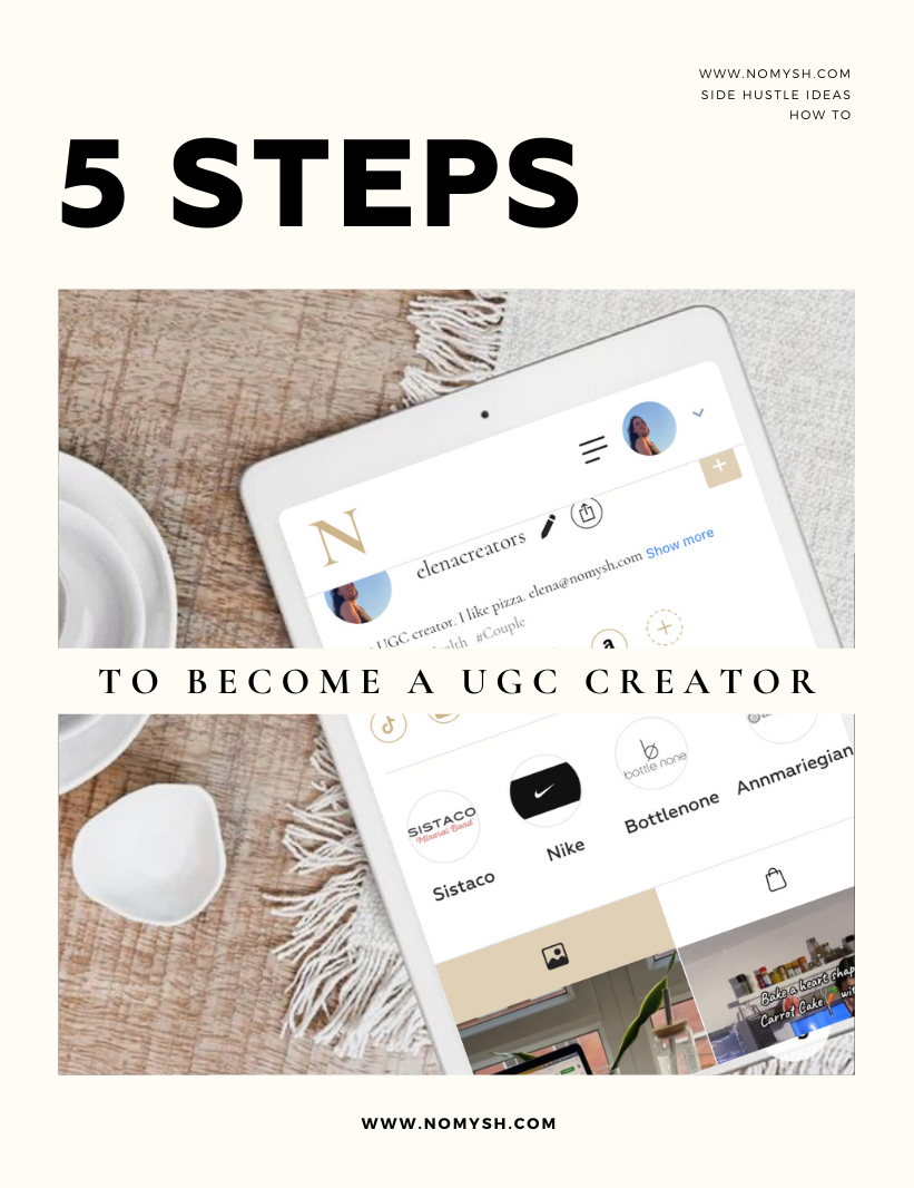 How to become a UGC Creator in 2023 in 5 simple steps | Nomysh