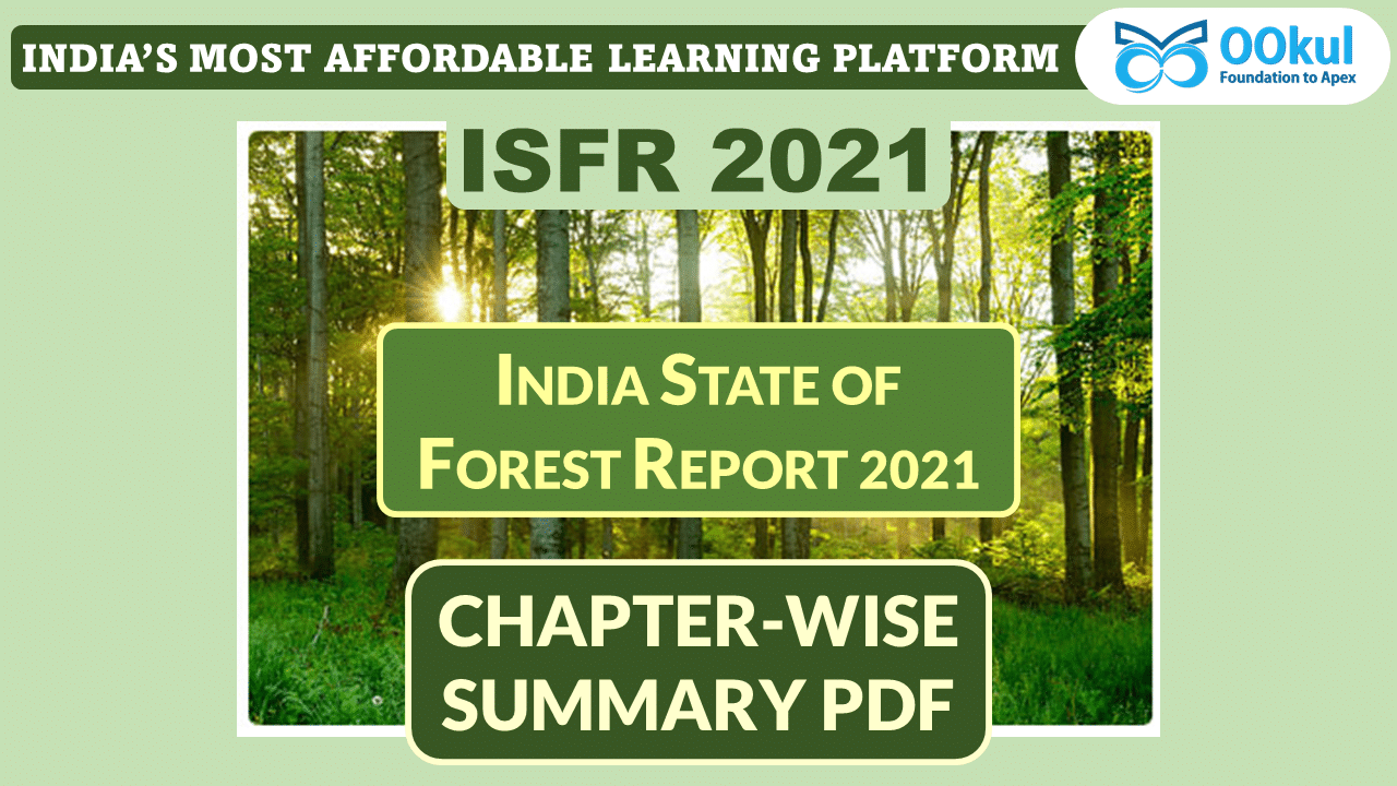 India State of Forest Report 2021 | ISFR 2021 | Summary PDF – OOkul