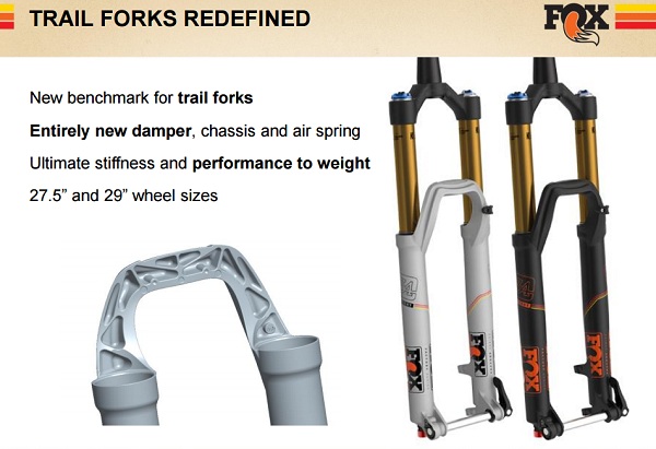 2016 FOX Factory Float DPS Shock, Factory Float 34 (FIT4) Fork