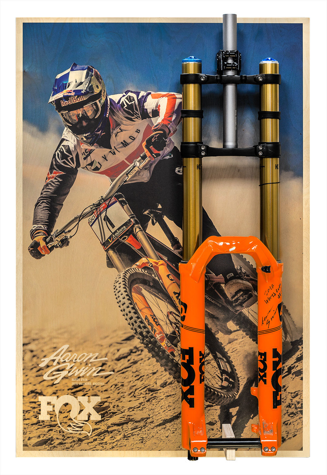 Win Aaron Gwin’s Orange FOX 40 Fork