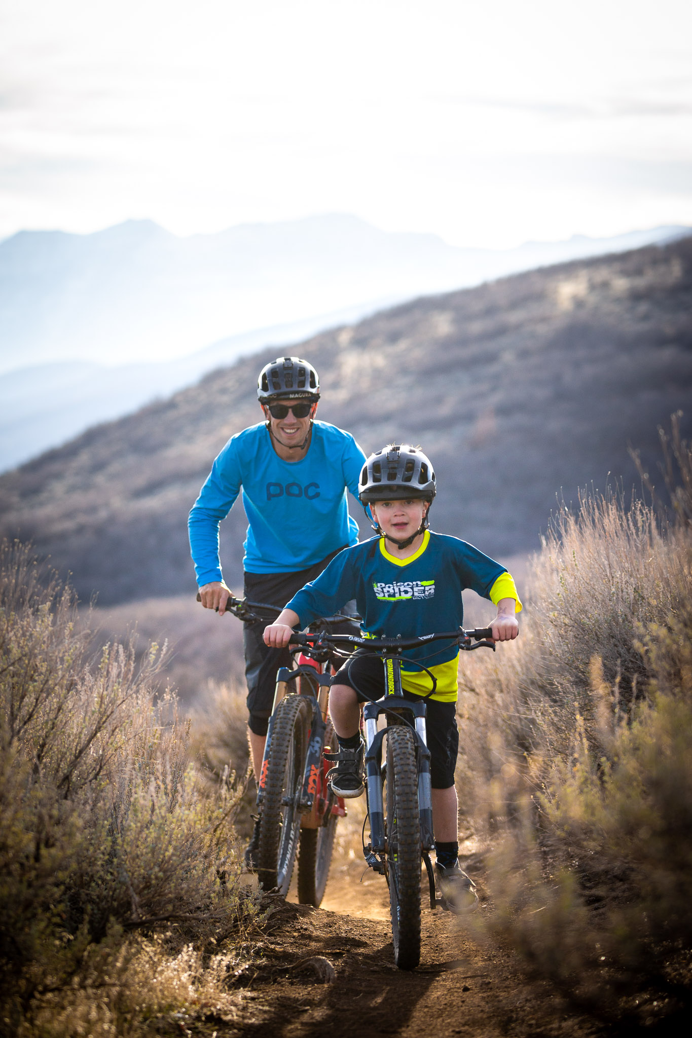 Eric, Owen and Milo Porter with the SDG Junior Pro kit.