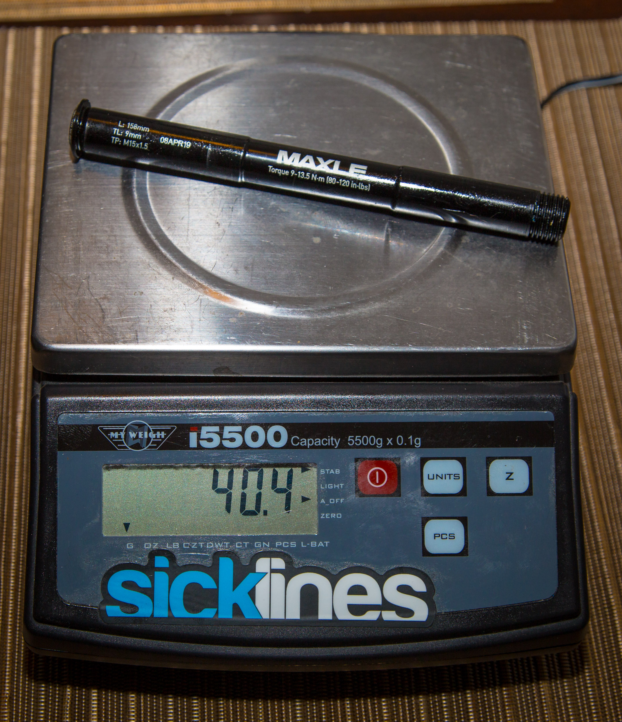 maxle-stealth-2020-weight